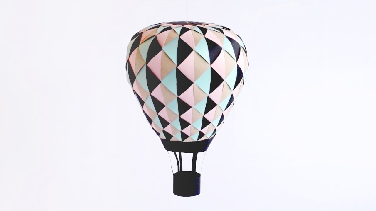 Paper-weaving Mini Hot Air Balloon Take & Make | Your Home Public ...